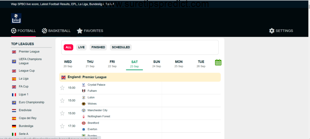 SPBO: Your Ultimate Destination for Football Enthusiasts - Sure Six ...